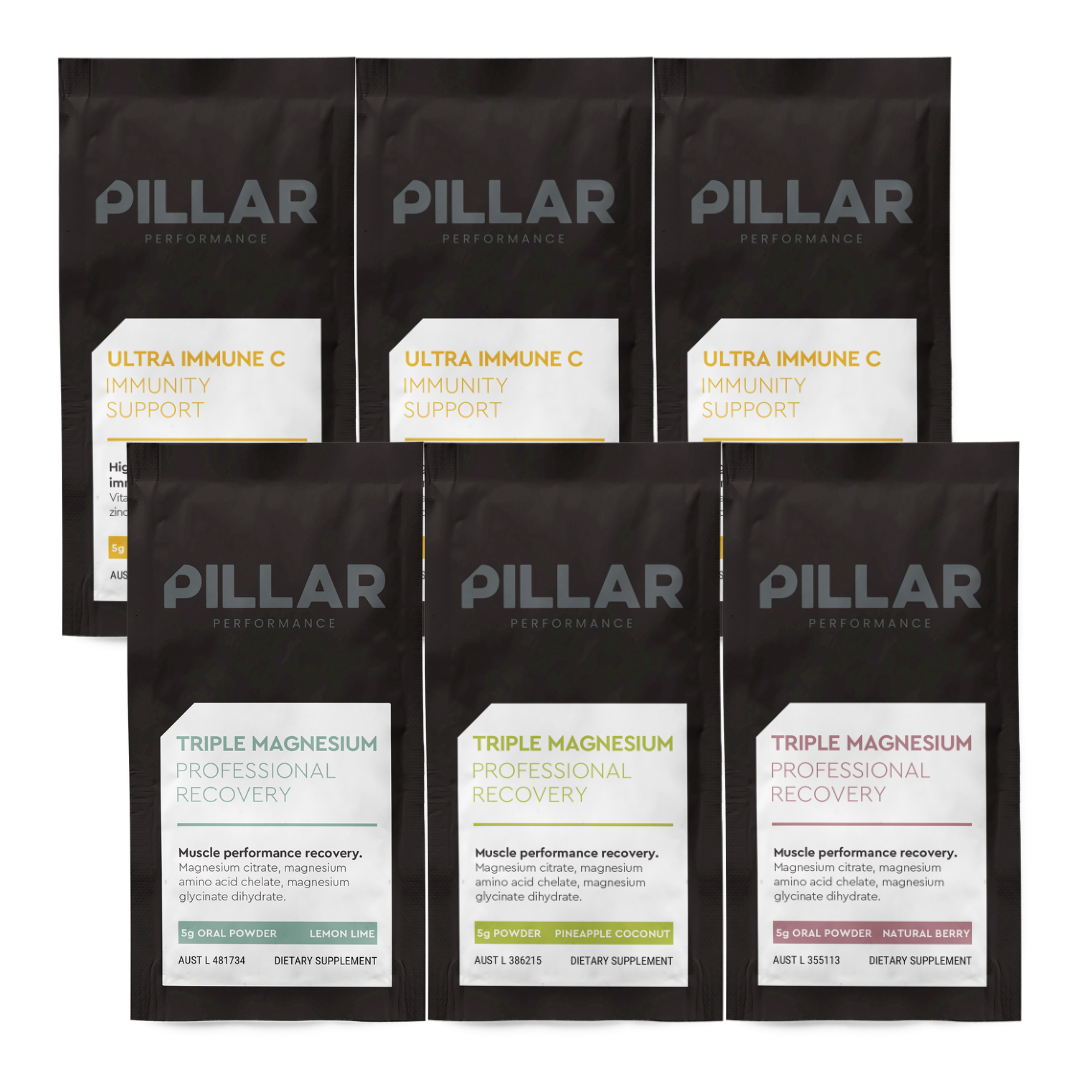 PILLAR Performance Recovery & Immunity Support Travel Pack – Aid Station