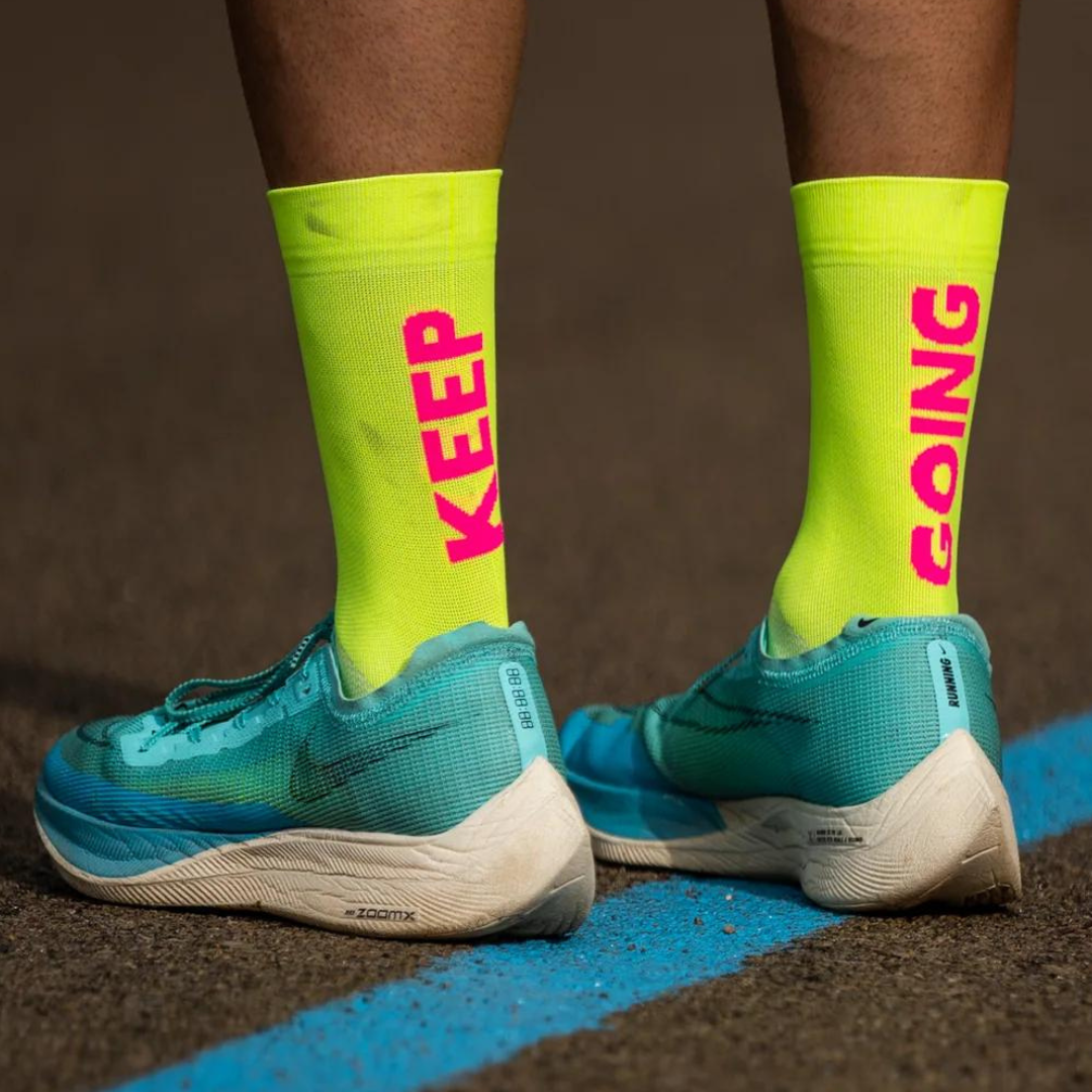 Sporcks | Bright Pattern Design Running Socks | Online At Aid Station