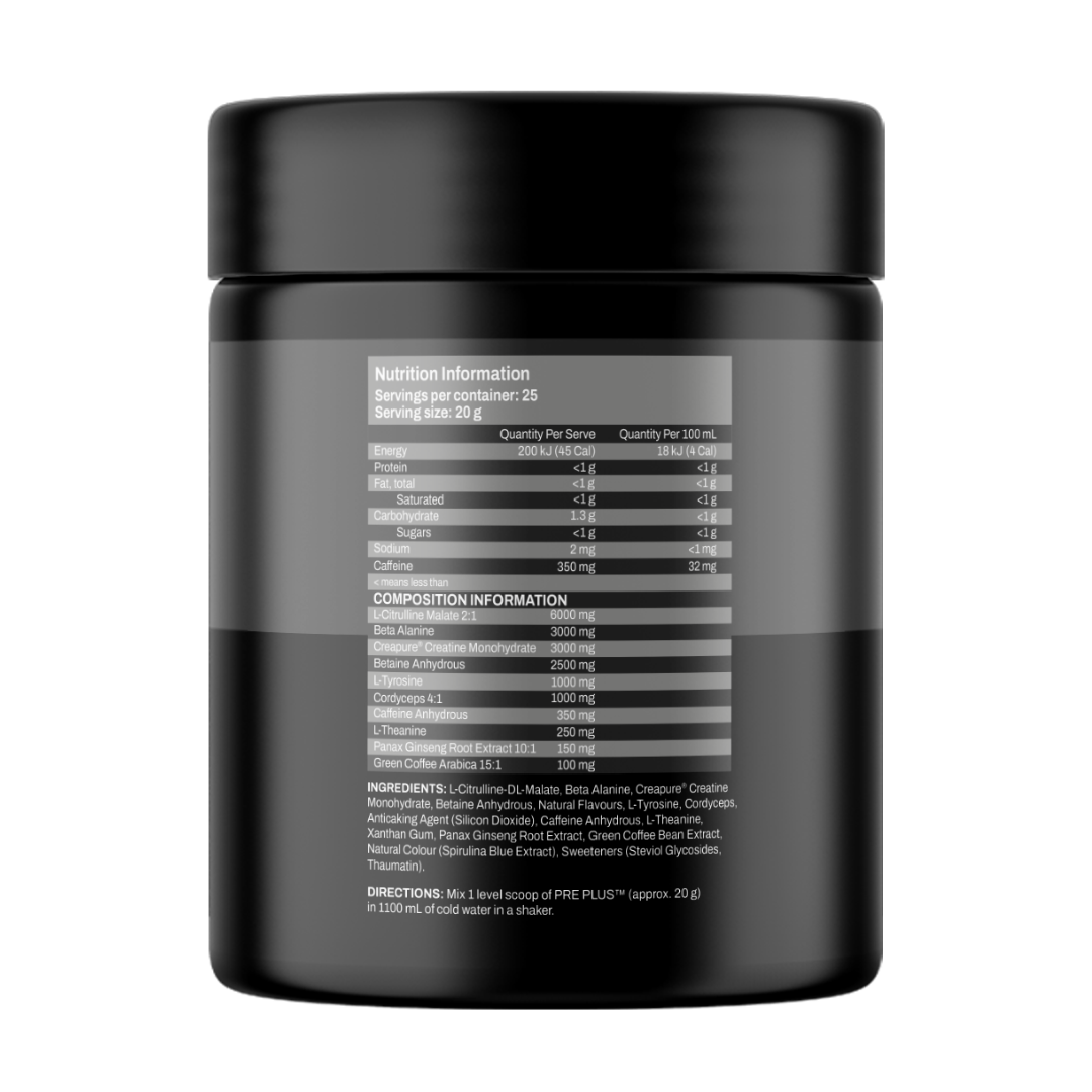 Shop Pre+ Batch Tested Pre-Workout Supplement | Aid Station