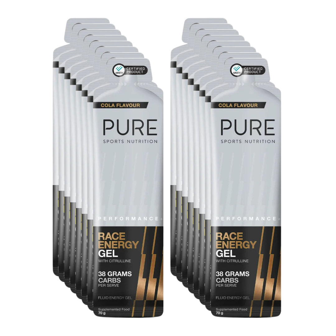 High-Carb PURE Race Energy Gels & Hydration | Aid Station