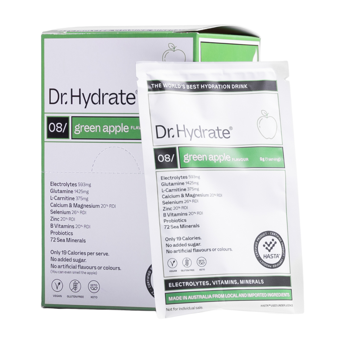 Dr. Hydrate Green Apple Hydration Sachet Powder | Aid Station