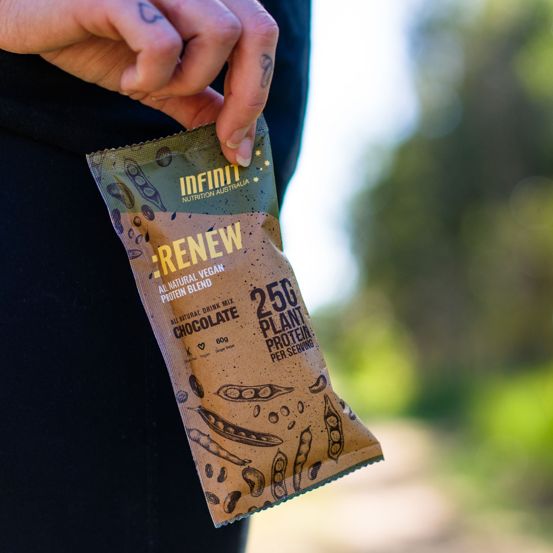 Infinit Nutrition - Renew Vegan Protein Blend Sachet - Chocolate – Aid ...