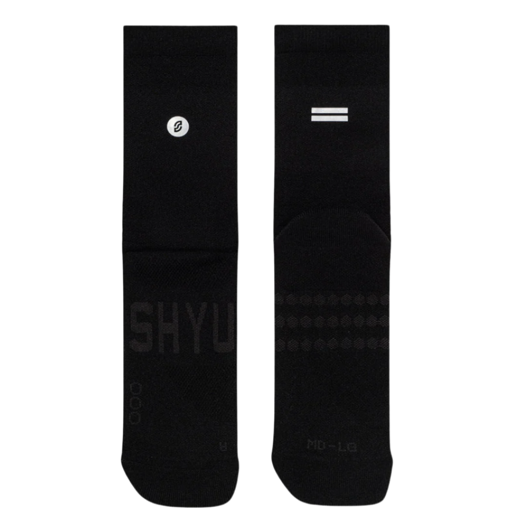 SHYU - Racing Socks - Black/Black/Black – Aid Station