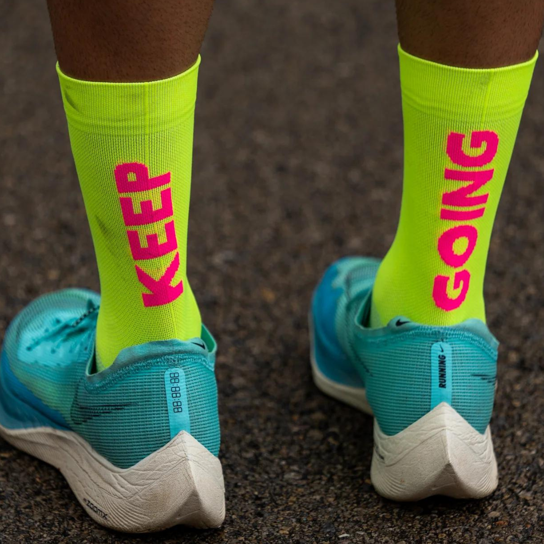 Sporcks | Bright Pattern Design Running Socks | Online At Aid Station