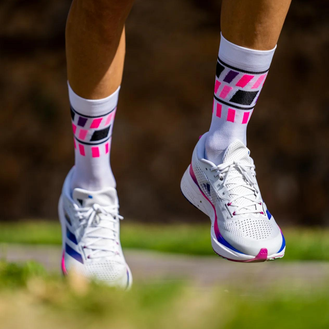 Sporcks | Bright Pattern Design Running Socks | Online At Aid Station
