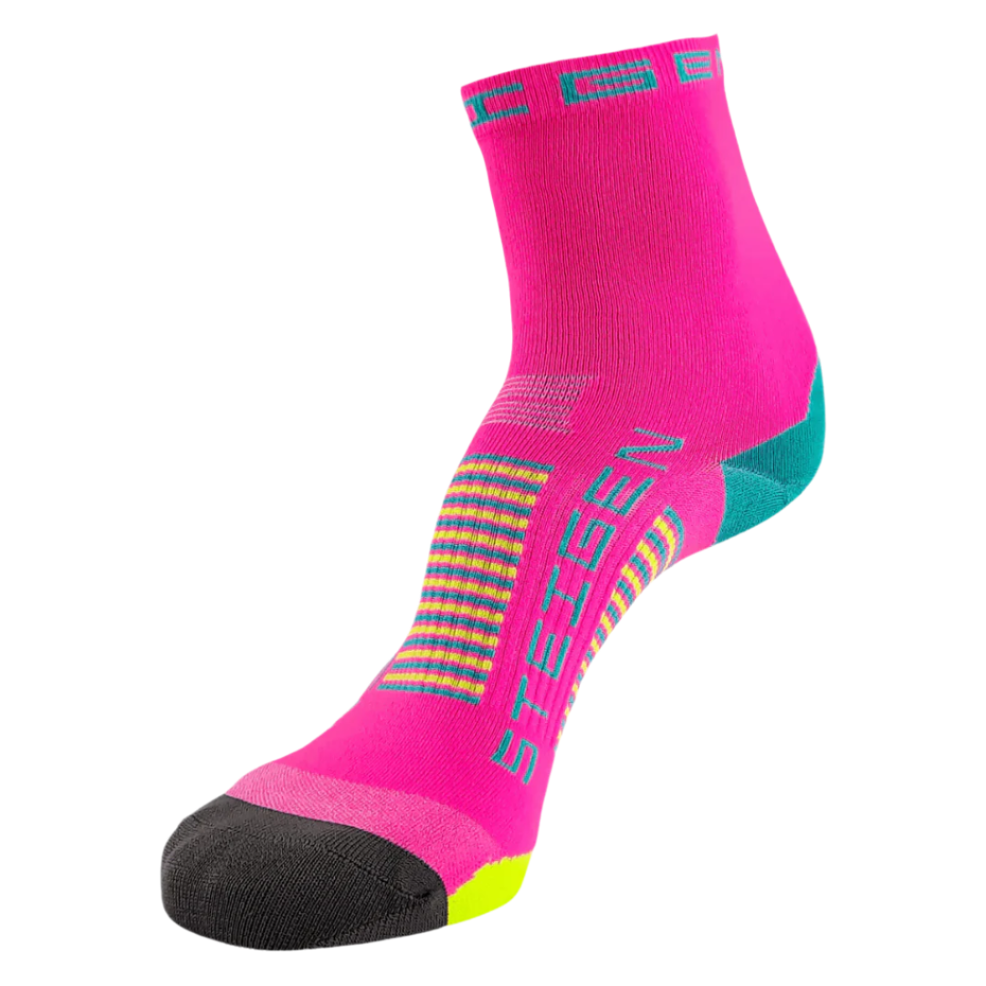 Steigen | Half Length Running Socks: Pink Candy | Aid Station